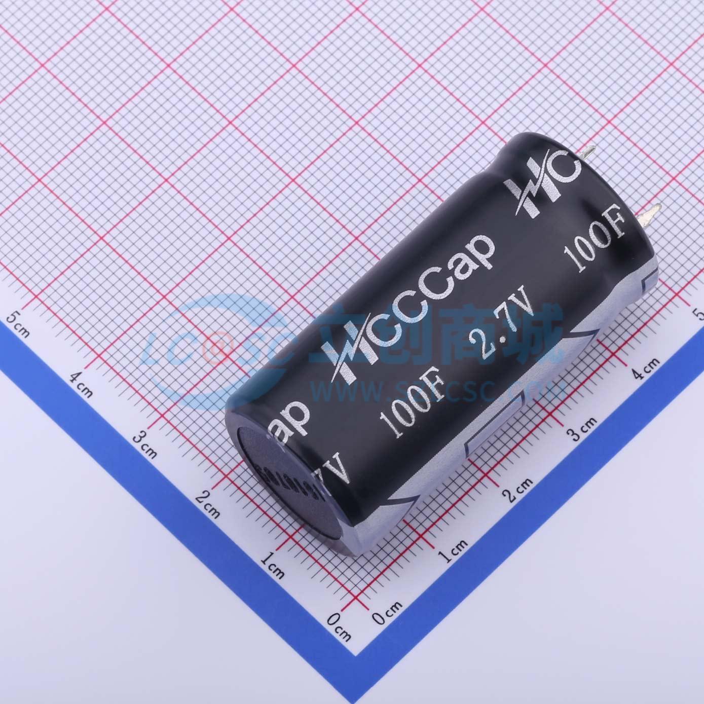 2.7V-100F中文资料_最新报价_数据手册下载_HCCCap(合众汇能)-超级电容器-立创商城