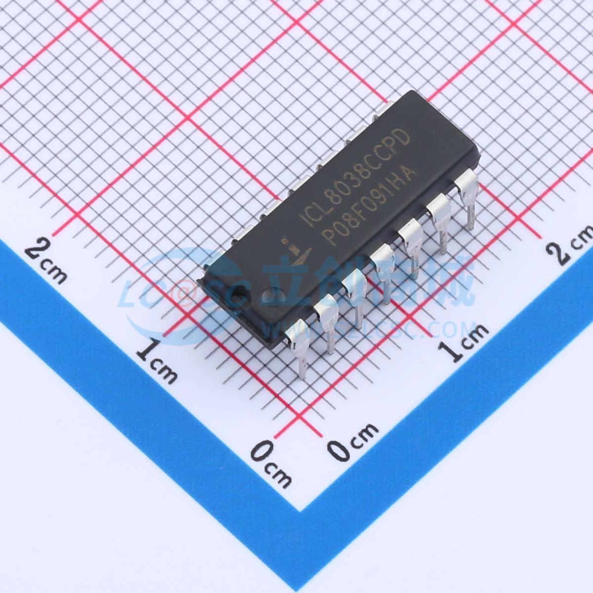 ICL8038CCPD中文资料_最新报价_数据手册下载_Sungine(双竞集成)-时钟发生器/频率合成器/PLL-立创商城