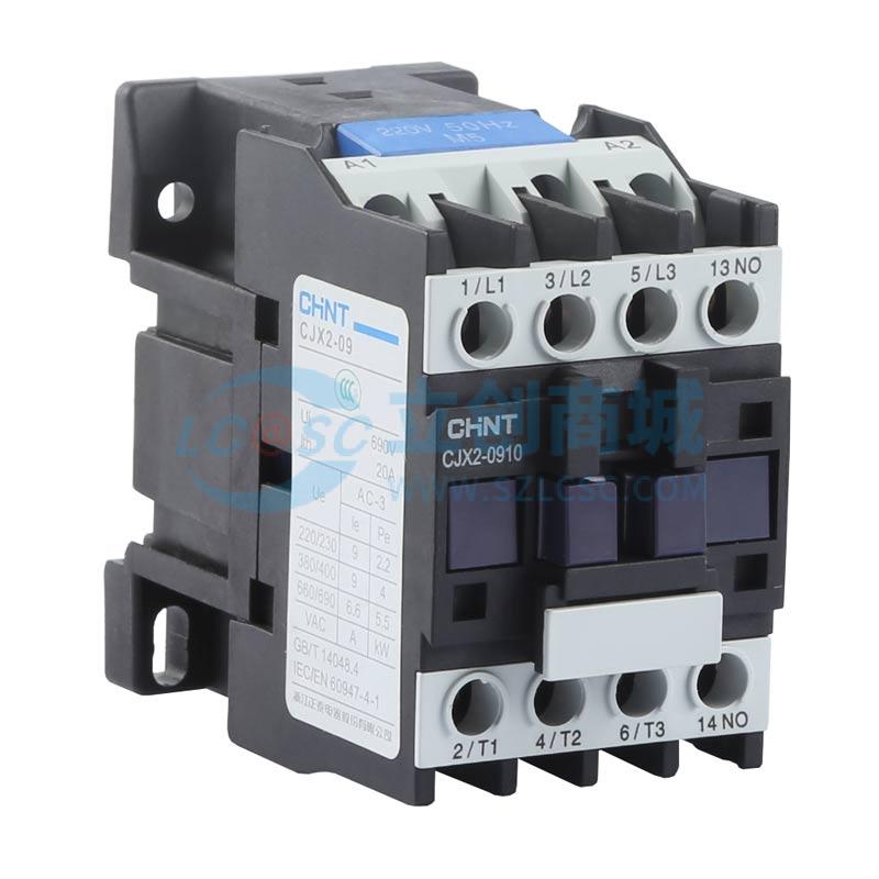 CHINT(正泰)CJX2系列交流接触器 CJX2-0910 220V 额定工作电流9A'【价格 采购 图片】-立创MRO工业品