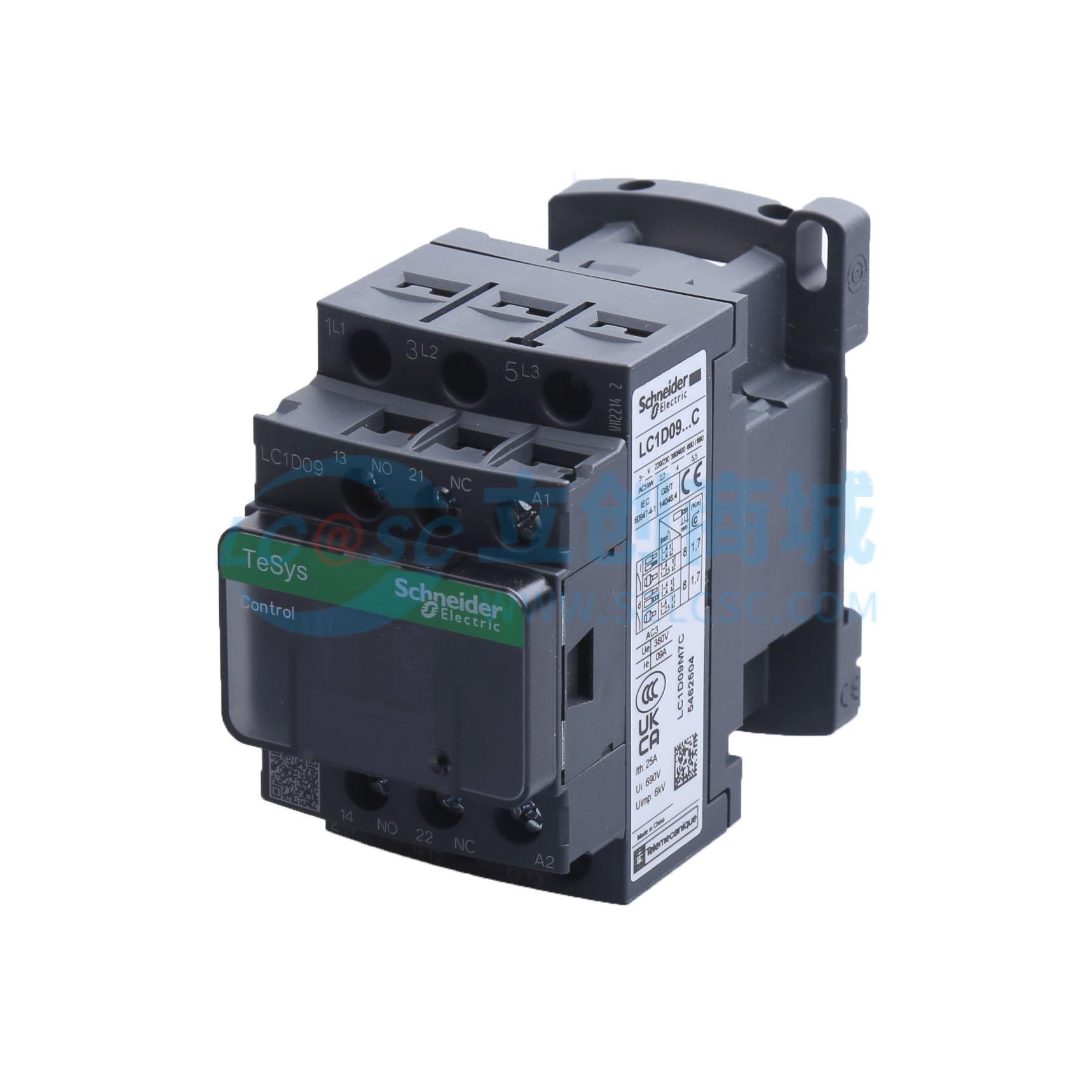 施耐德 交流接触器 LC1D09M7C'【价格 采购 图片】-立创MRO工业品