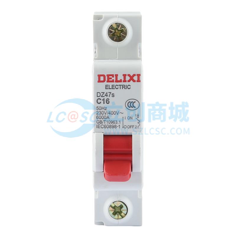 DELIXI(德力西)小型断路器 DZ47s C型 1P 16A DZ47SN1C16【价格 采购 图片】-立创MRO工业品