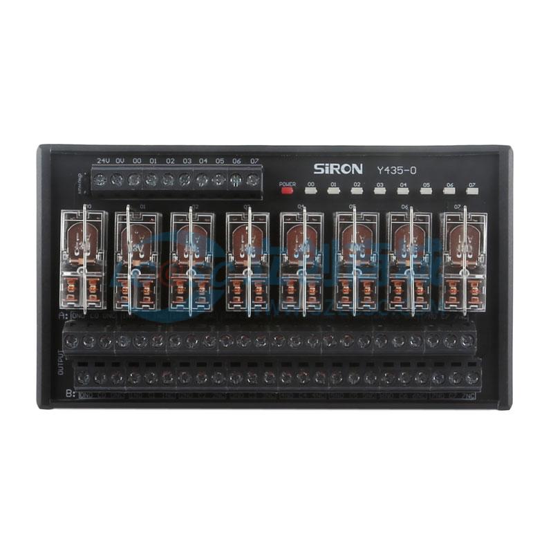 siron(胜蓝) 8位2a2b继电器模块(配欧姆龙继电器) Y435-O【价格 采购 图片】-立创MRO工业品