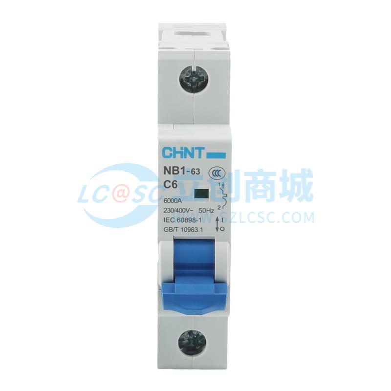CHNT(正泰)小型断路器NB1-63 1P C6 6kA(R)【价格 采购 图片】-立创MRO工业品