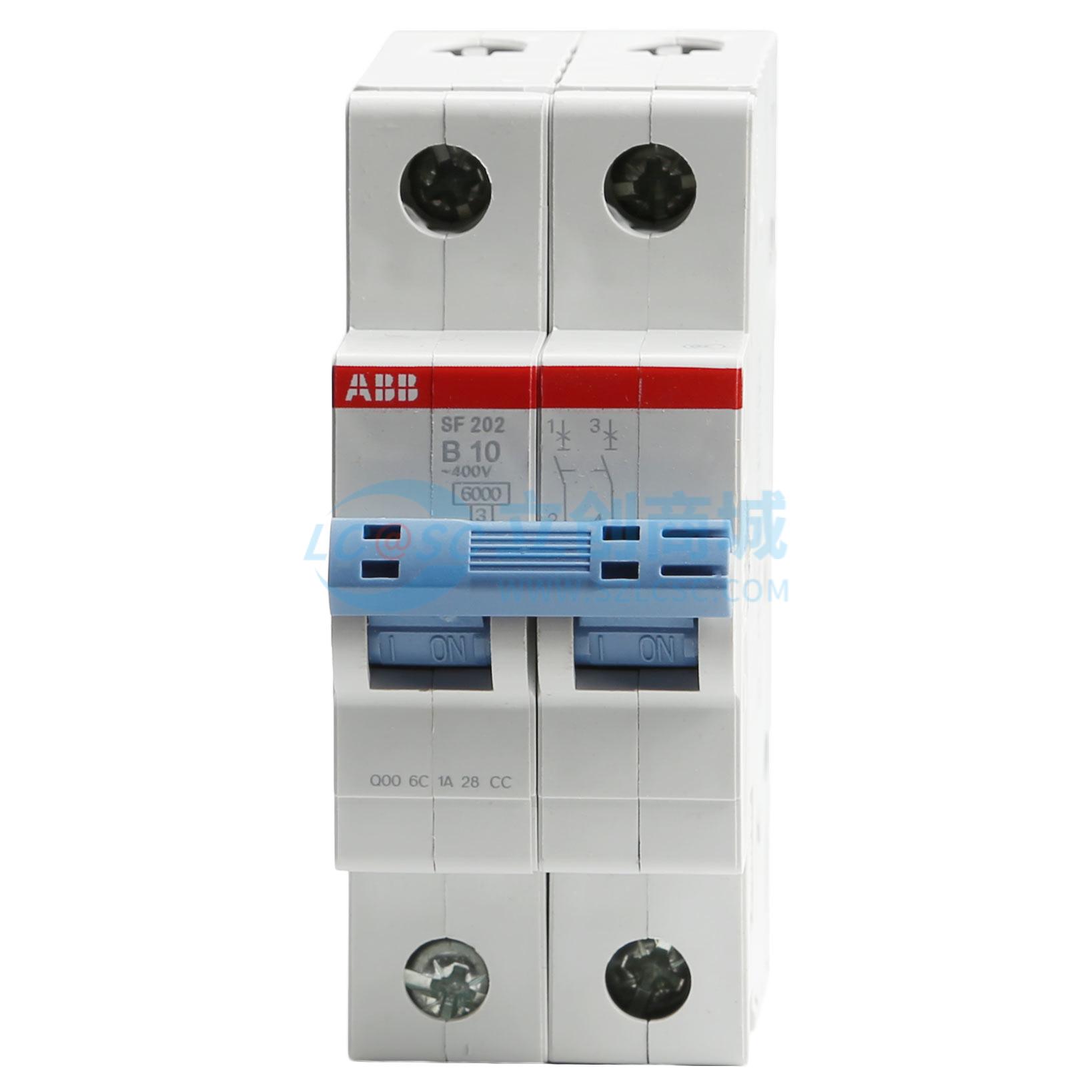 ABB小型断路器 空开 空气开关SF202-B10【价格 采购 图片】-立创MRO工业品