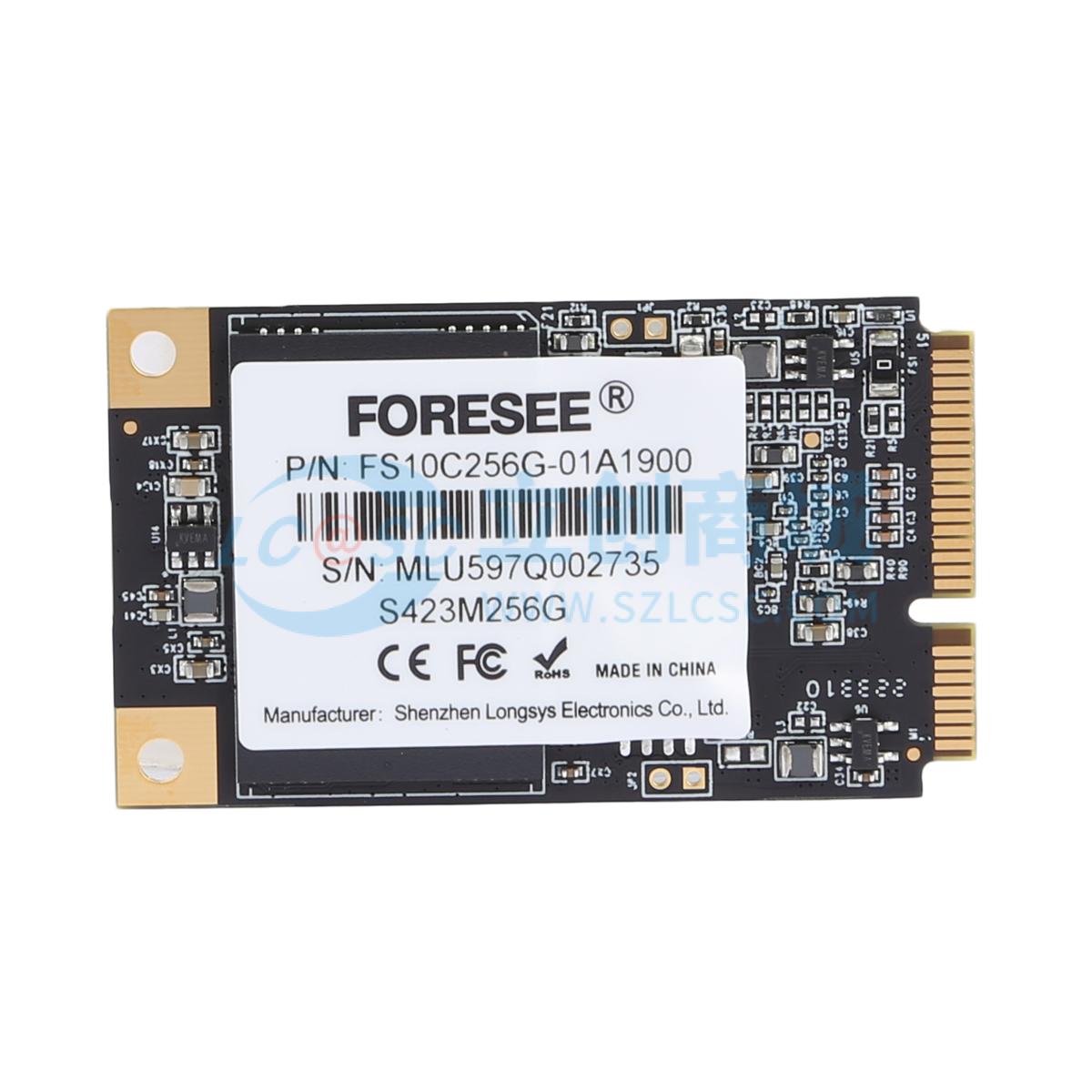 FORESEE(江波龙)SSD(SATA)256GB固态硬盘S423 mSATA 256G【价格 采购 图片】-立创MRO工业品
