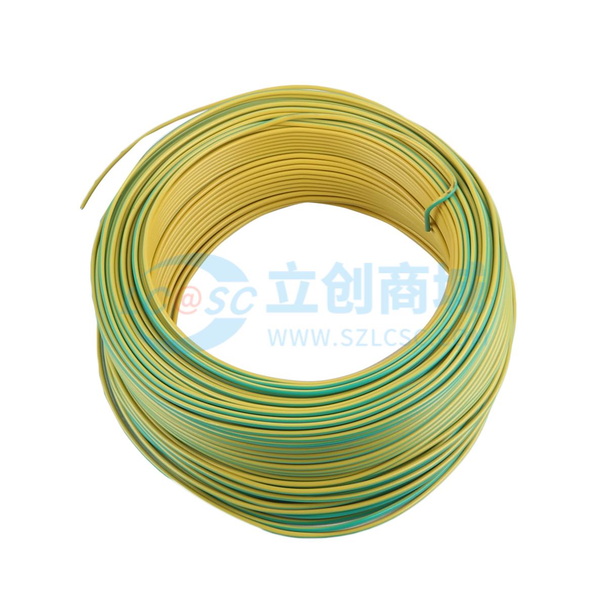 QIFAN(起帆)电缆 60227 IEC 05(BV)300/500V 1平方单股铜芯国标硬线 黄绿双色 100米【价格 采购 图片】-立创MRO工业品