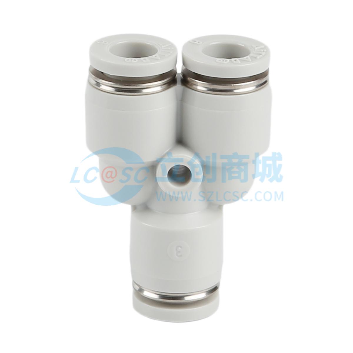 AIRTAC(亚德客) PY系列Y型三通管接头 PY6【价格 采购 图片】-立创MRO工业品