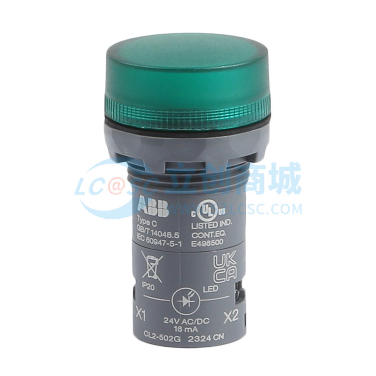 ABB CL2系列LED指示灯绿 CL2-502G【价格 采购 图片】-立创MRO工业品