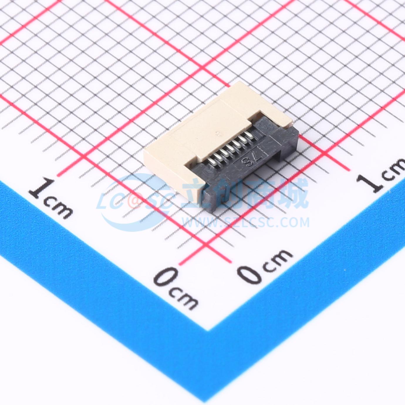 FPC-0.5FX-7PWCR-H20中文资料_最新报价_数据手册下载_XUNPU(讯普)-FFC/FPC连接器-立创商城
