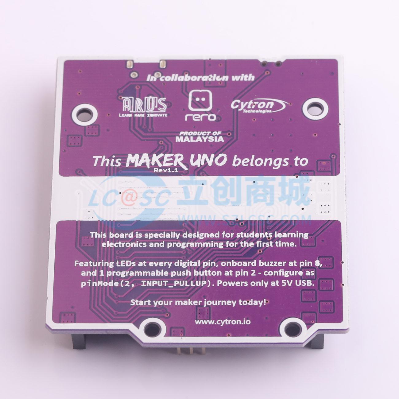 MAKER-UNO_Cytron_MAKER-UNO中文资料_PDF手册_价格-立创商城