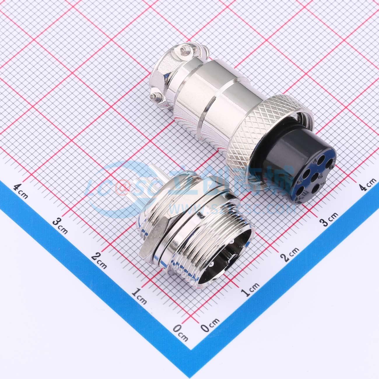 KH-GX16-6P中文资料_最新报价_数据手册下载_kinghelm(金航标)-圆形(线缆)连接器-立创商城