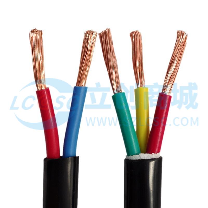 SHITENG(世腾) 电线电缆RVV3*2.5平方 国标3芯电源线三芯多股铜丝 软护套线1米 黑色【价格 采购 图片】-立创MRO工业品