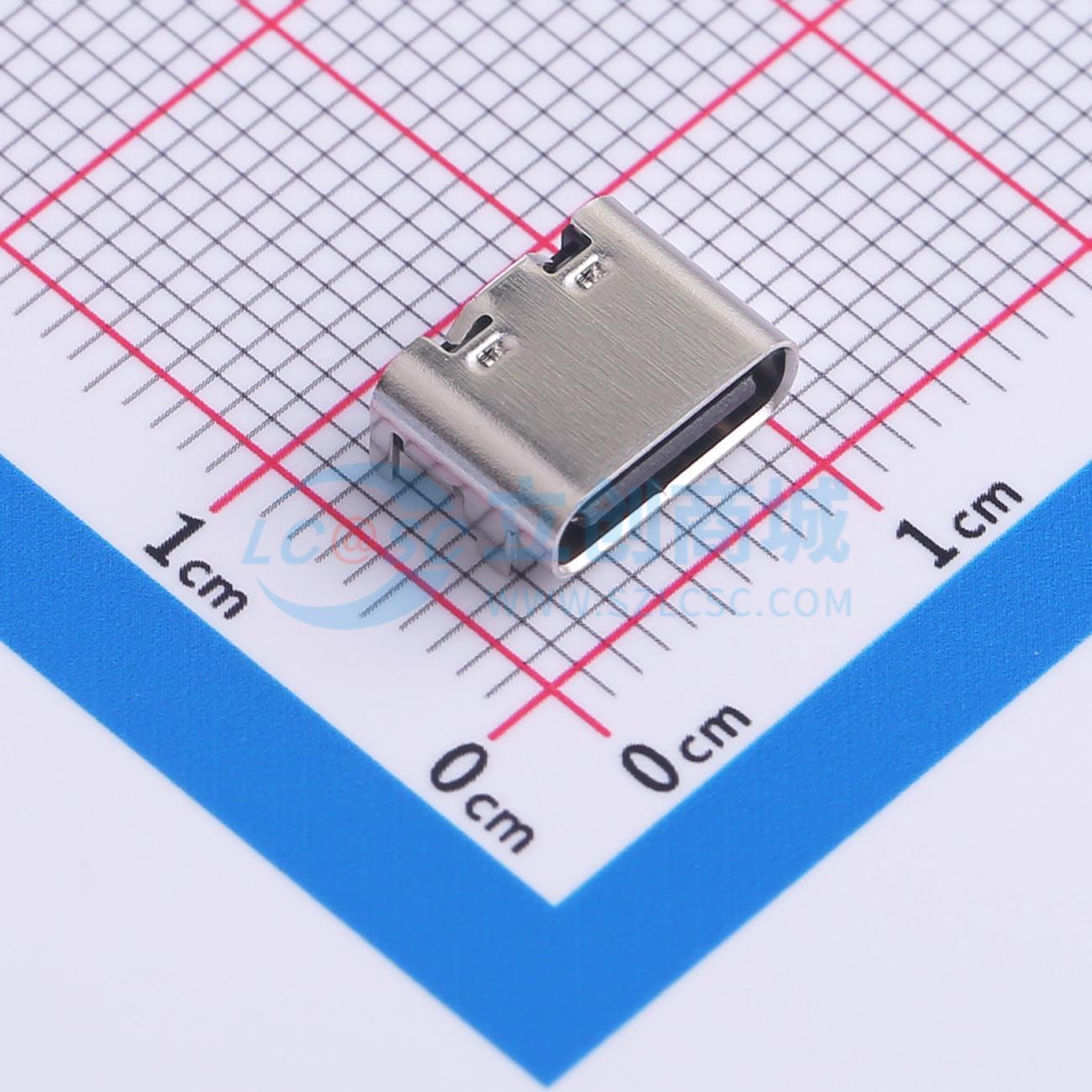 HC-TYPE-C-16P-01M中文资料_最新报价_数据手册下载_HCTL(华灿天禄)-USB连接器-立创商城