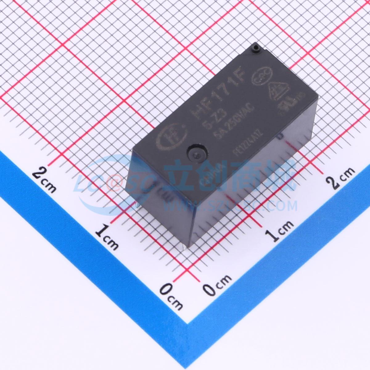 HF171F/5-Z3中文资料_最新报价_数据手册下载_HF(宏发)-功率继电器-立创商城