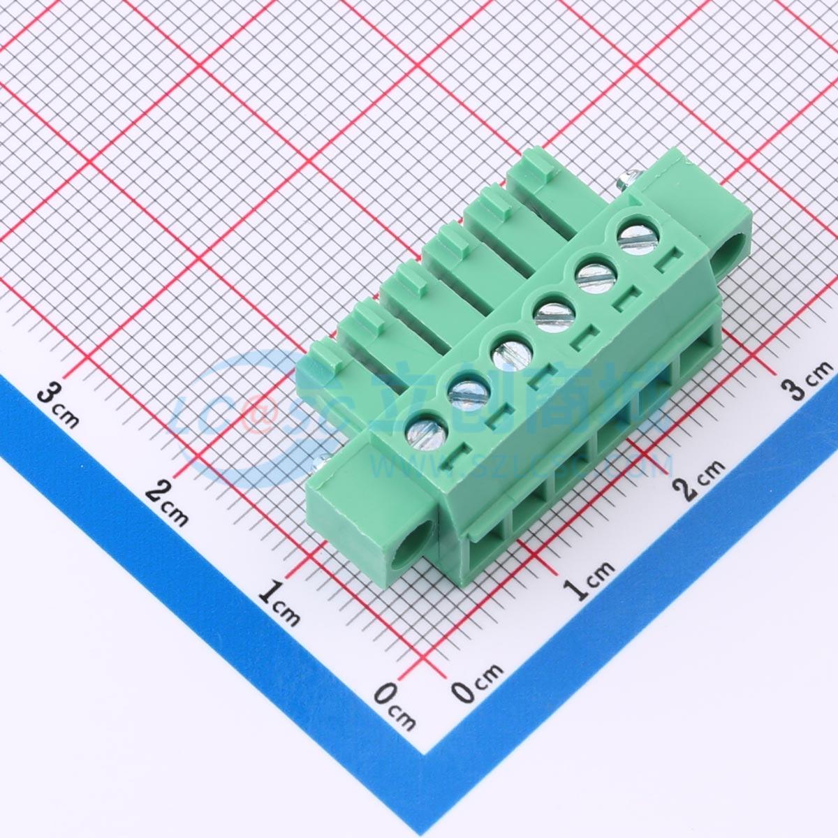WJ15EDGKM-3.81-6P中文资料_最新报价_数据手册下载_KANGNEX(康奈克斯电气)-插拔式接线端子-立创商城