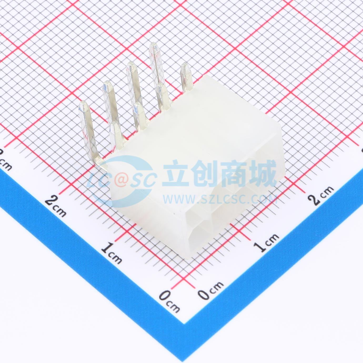 HC-5557-2*4AW中文资料_最新报价_数据手册下载_HCTL(华灿天禄)-线对板针座-立创商城